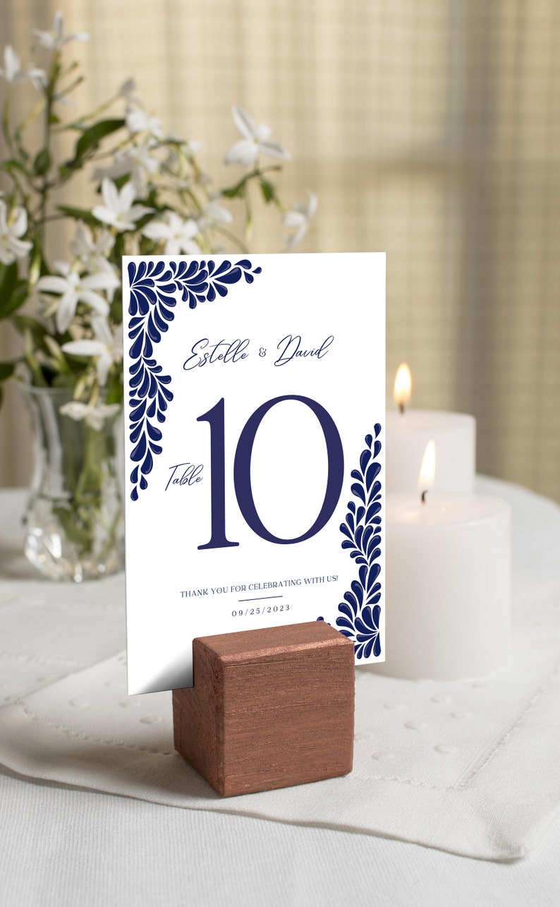 Table Numbers & Menus fooddrinks Templates for Weddings - Etsy