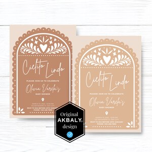 Cielito Lindo Baby Shower Invitation Template | Boho Gender Neutral ...