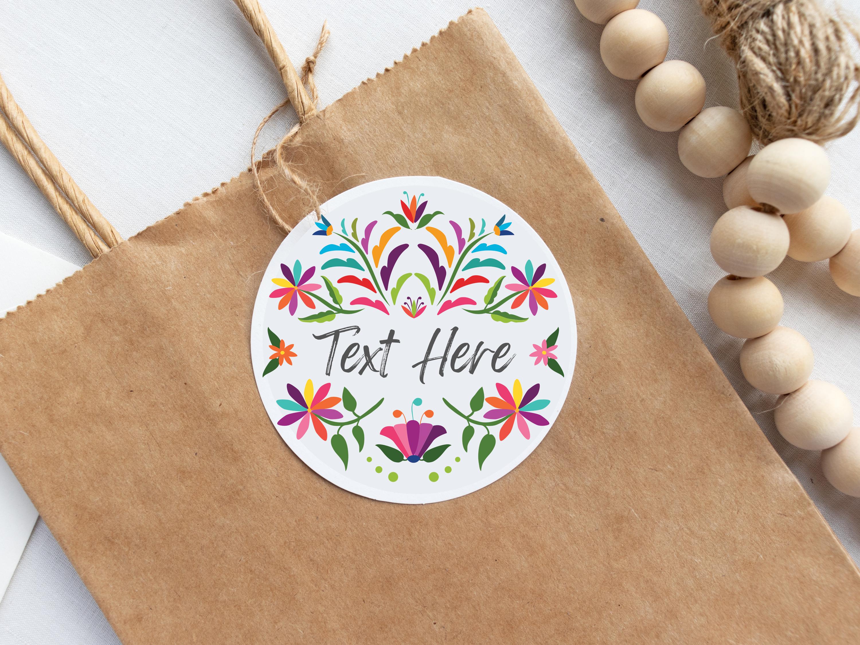 Mexican Otomí Style Customizable Stamp Design | Digital Files | Clipart ...
