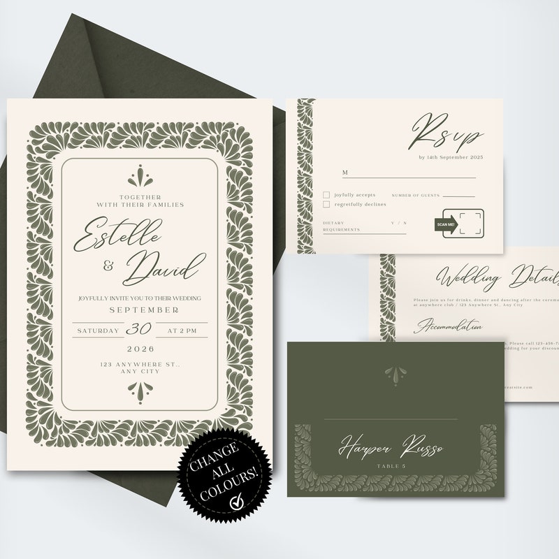 Unique Wedding Invitation - Etsy