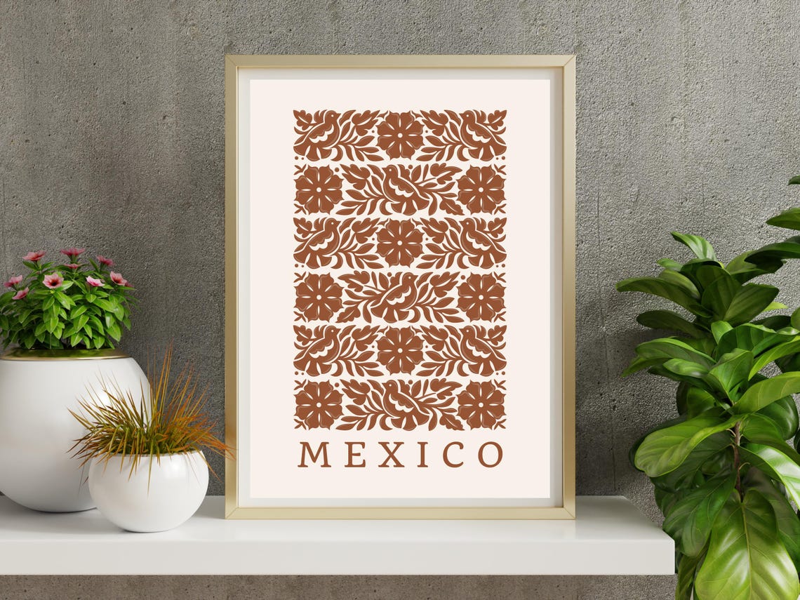 Mexico Printable Wall Art | Modern Decorative Wall Print | Mexican Art ...