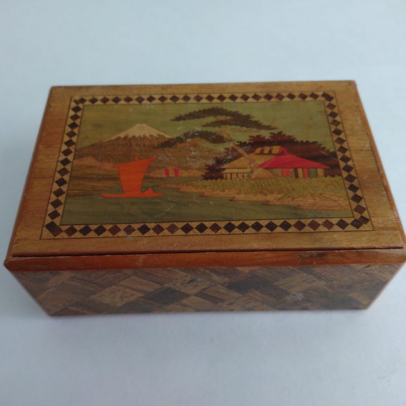 Japanese Puzzle Box - Etsy