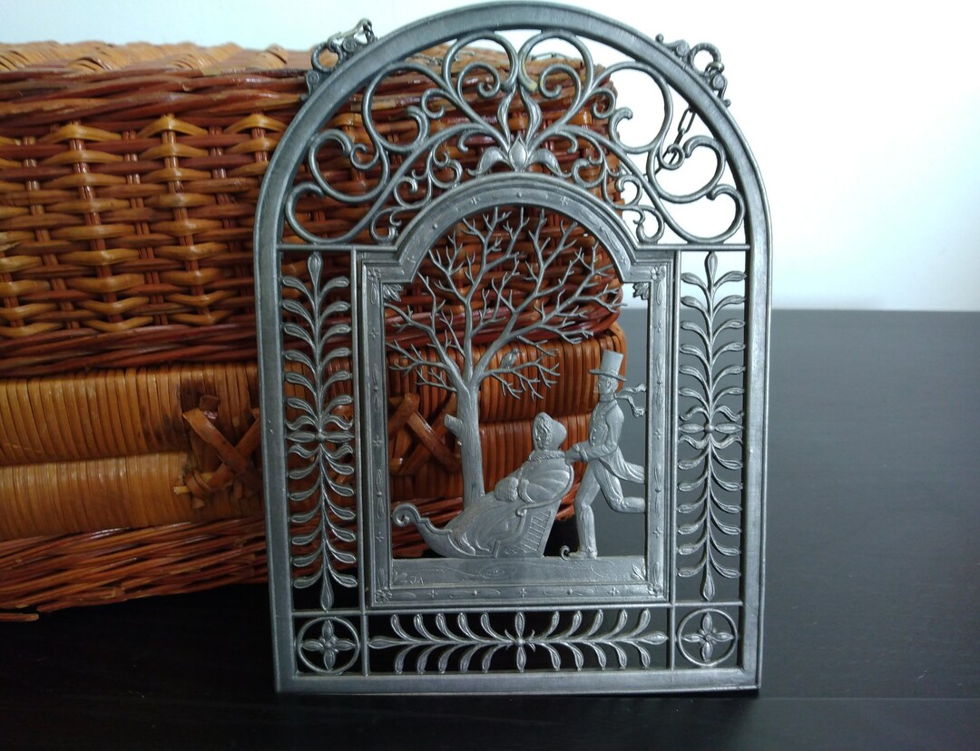 Vintage Pewter Christmas Tree Ornament / Wilhelm Schweizer - Diessen ...