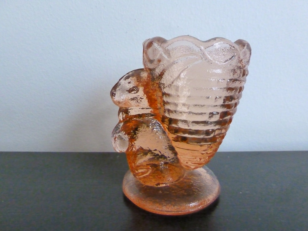 Fenton Glass Bunny Rabbit Egg Cup, Fenton Pink Depression Glass Easter ...