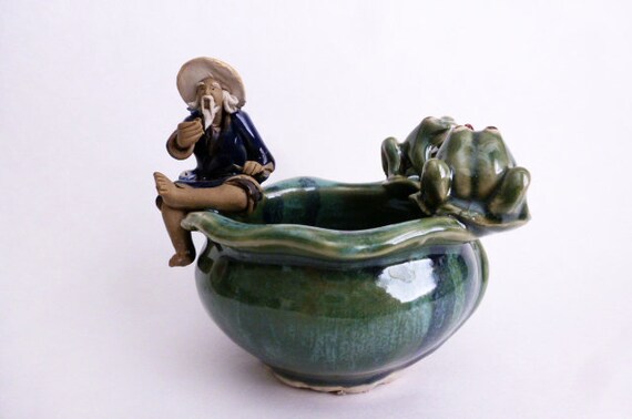 Vintage Fishing Reel Planter Vintage Planter for Man Cave Planter Gift ...