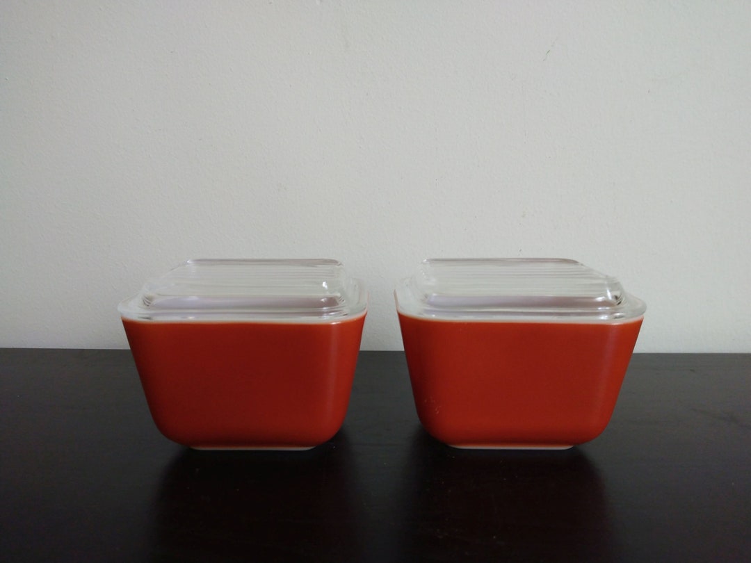 2 Vintage Pyrex 501 Refrigerator Dishes / Pyrex Fridgie - Etsy