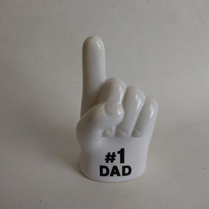 Number 1 Dad Hand Finger Points Father's Day Gift - Etsy