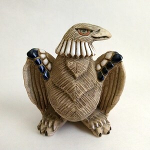 Artesania Rinconada Art Pottery Eagle Figurine Vintage Uruguay - Etsy