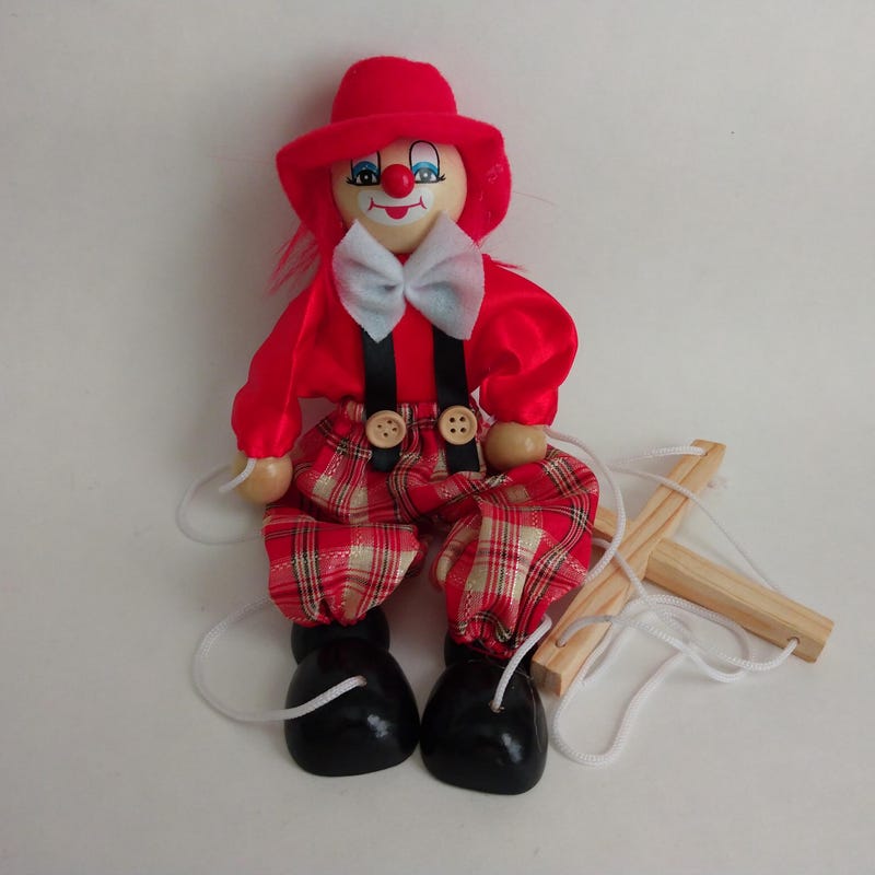 Pull String Puppet - Etsy