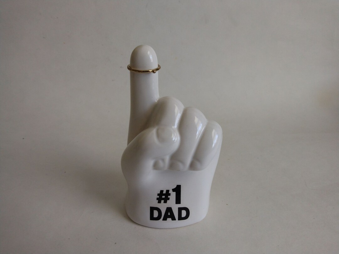 Number 1 Dad Hand Finger Points Father's Day Gift - Etsy
