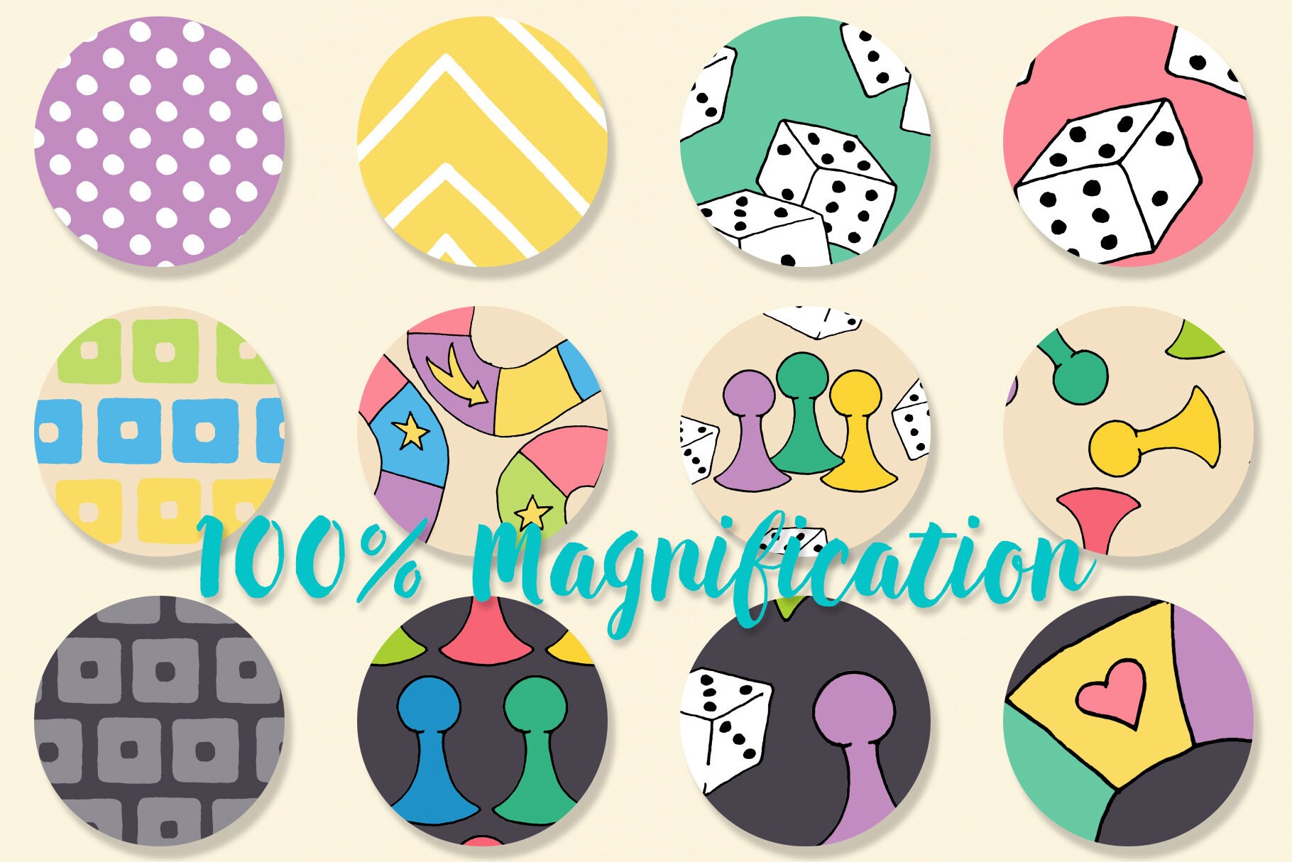 Board Games Digital Paper Seamless Patterns for Family Games - Etsy