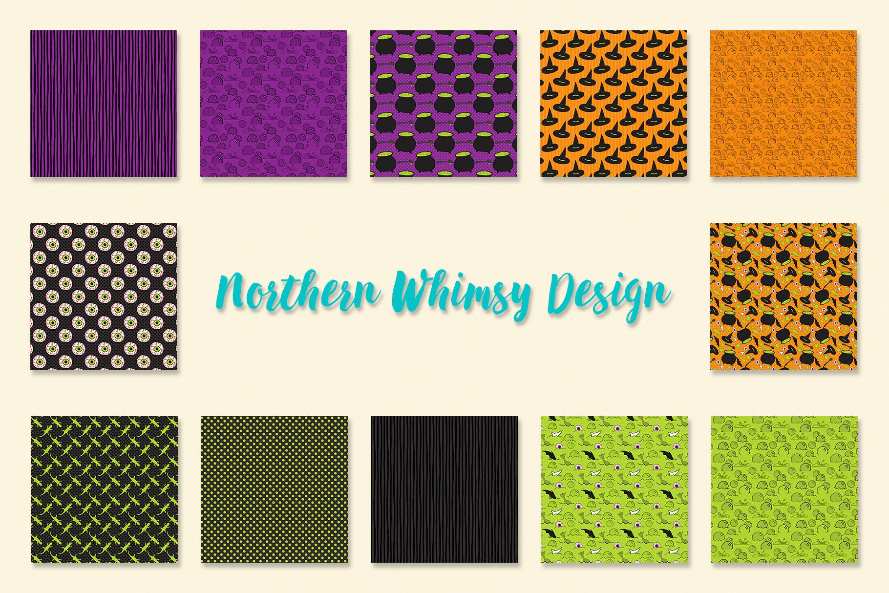 Halloween Digital Paper witches Brew Seamless - Etsy Canada