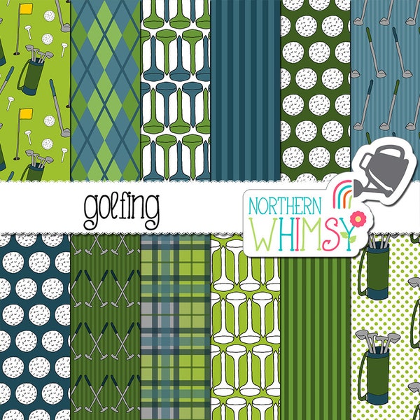 Golf Themed Wallpaper - Etsy