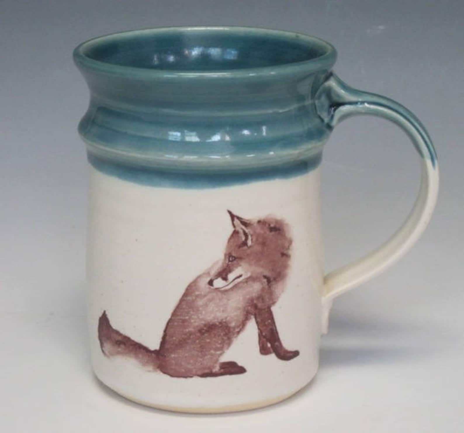 Red Fox Mug - Etsy