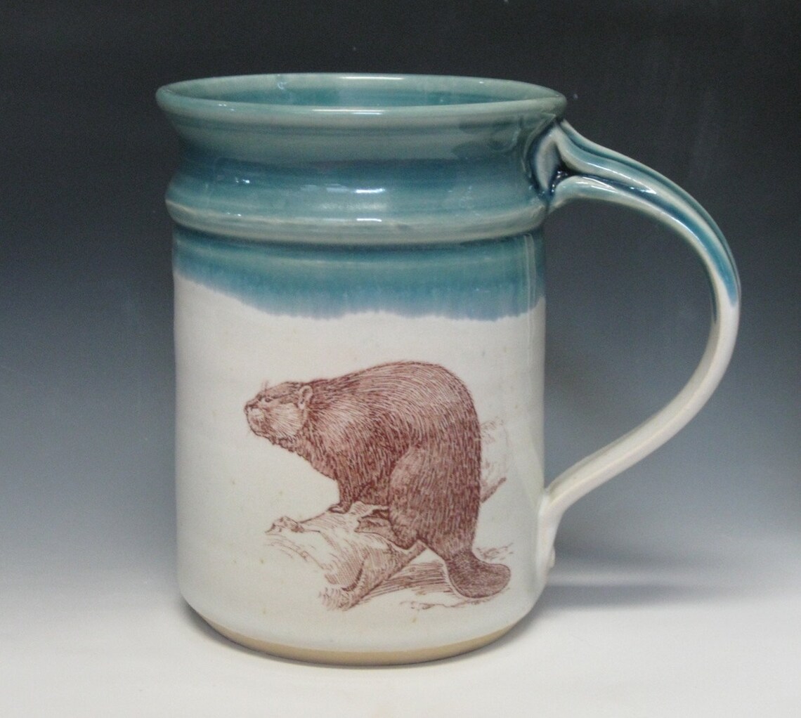 North American Beaver Mug Bird Mug - Etsy