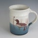 Handmade Loon Stoneware Mug, Pottery Coffee Cup, Made to Order - Etsy