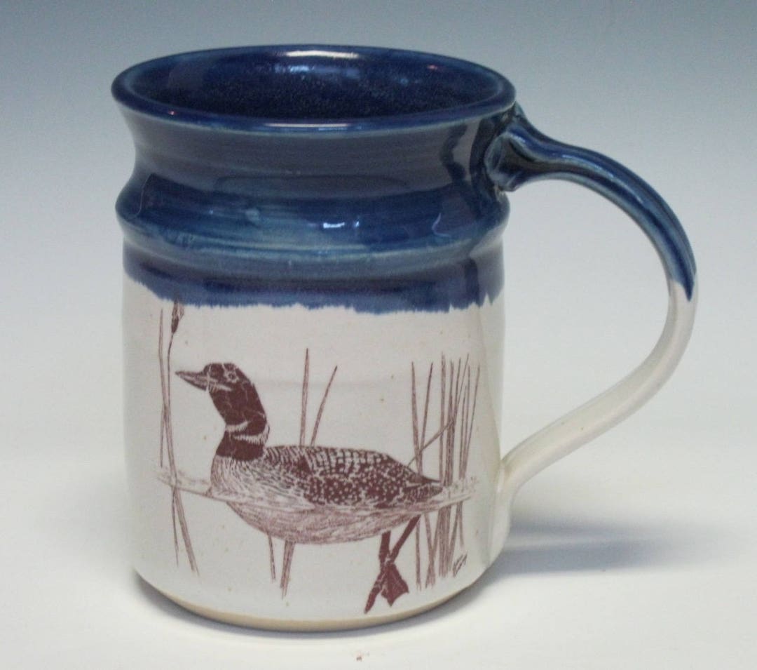Loon Mug, Bird Pottery, Animal Lovers Pottery - Etsy