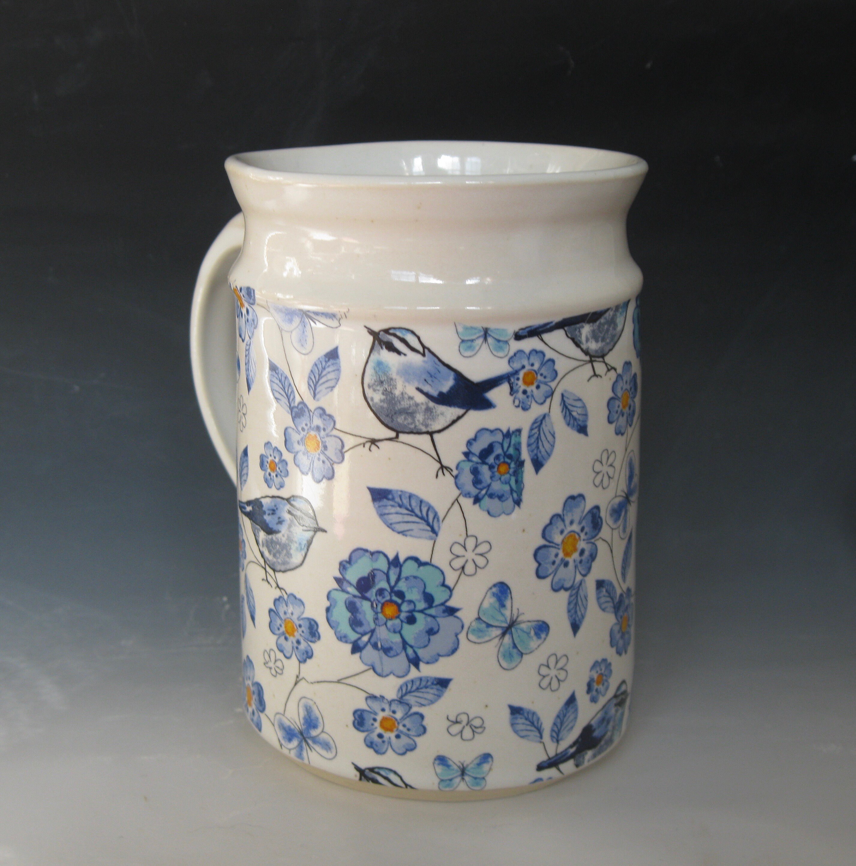 Blue Bird Mug - Etsy
