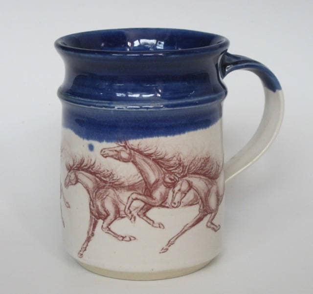 Horses Running Mug | Etsy