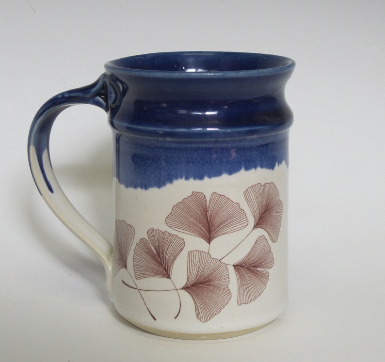 Ginko Leaf Mug - Etsy
