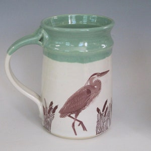 Heron Mug - Etsy
