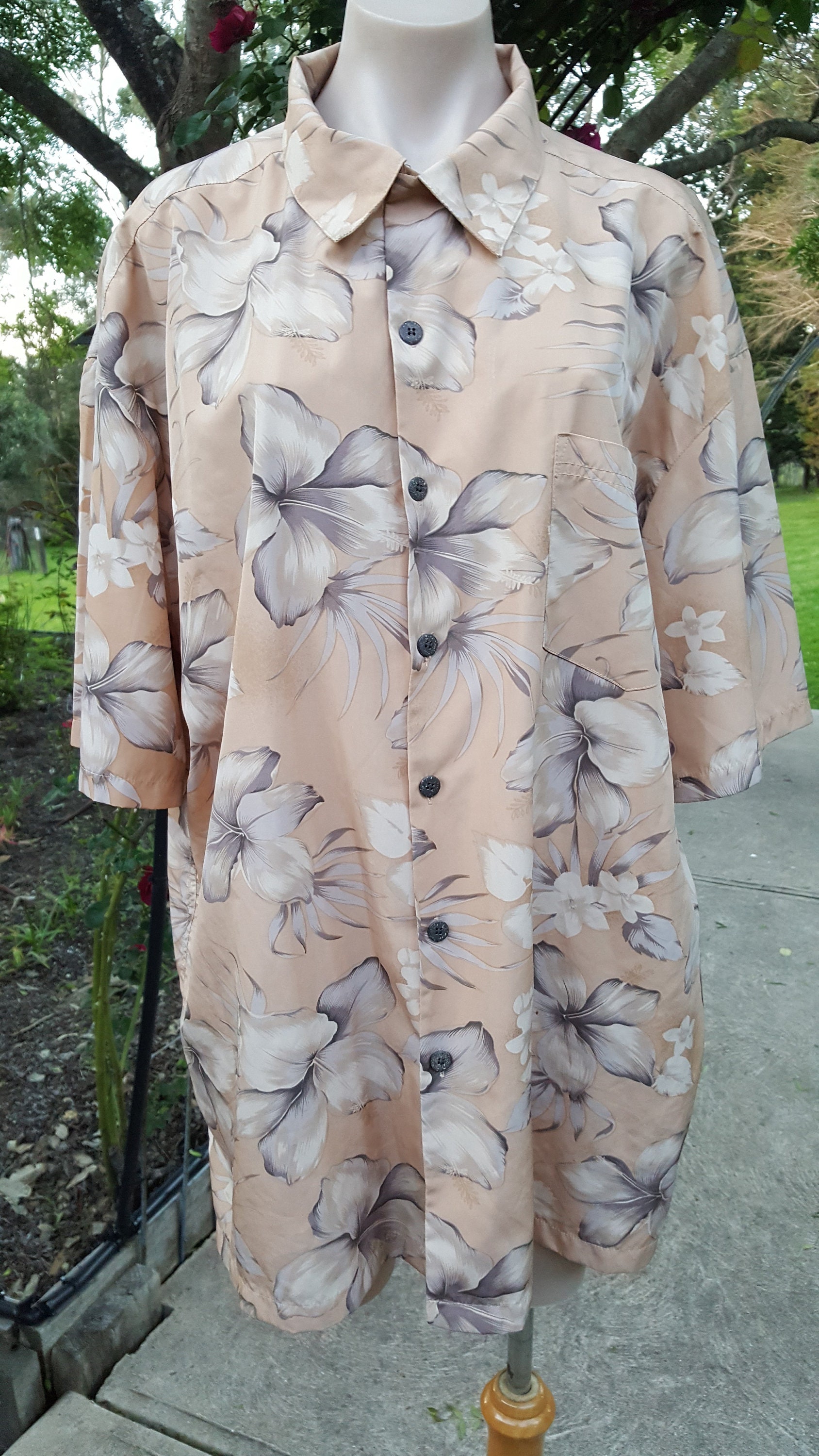 Vintage Mens Unisex Riptide Surf Hibiscus - Etsy Australia