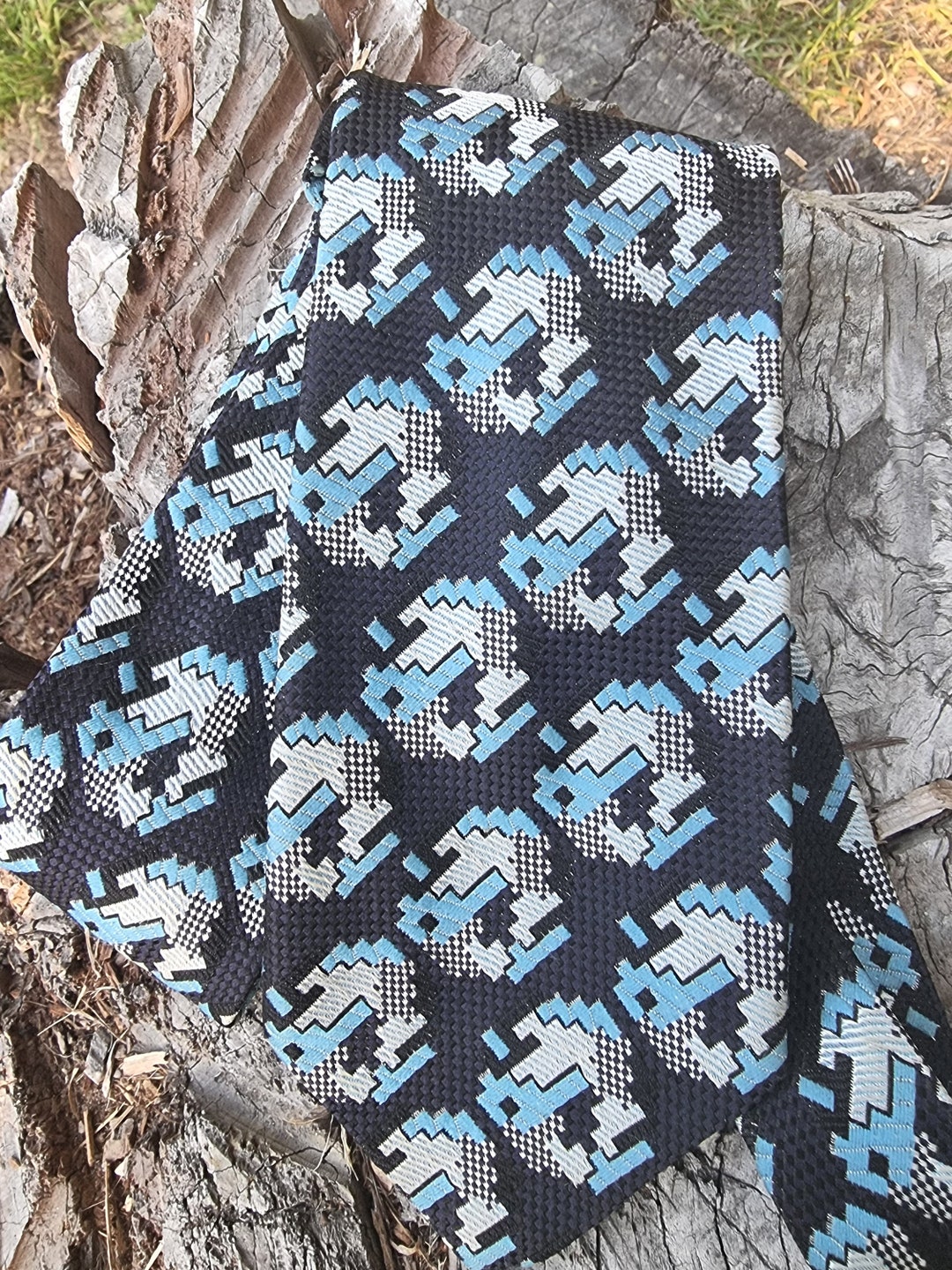 Vintage ** Consul ** Rhodia ** Woven in France ** Textured ** Tie - Etsy