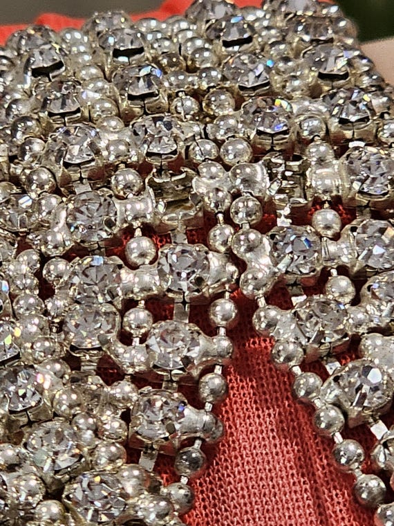 Vintage ** 90s ** Mr K ** Watermelon ** Draped ** Rhi… - Gem