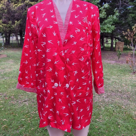 Vintage ** Lady K ** 80s ** 90s ** Red & White ** Dou… - Gem