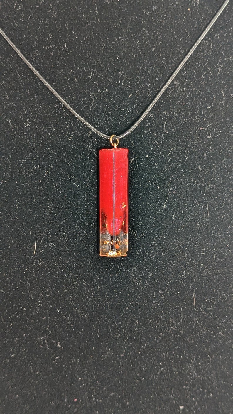 Triangular Prism Pendulum Resin Pendant Valentine's - Etsy