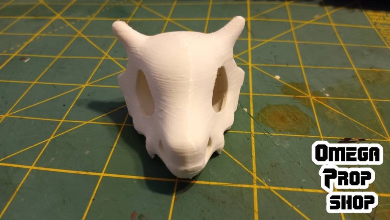 Cubone Skull 3D Printed in PLA Plastic - Etsy