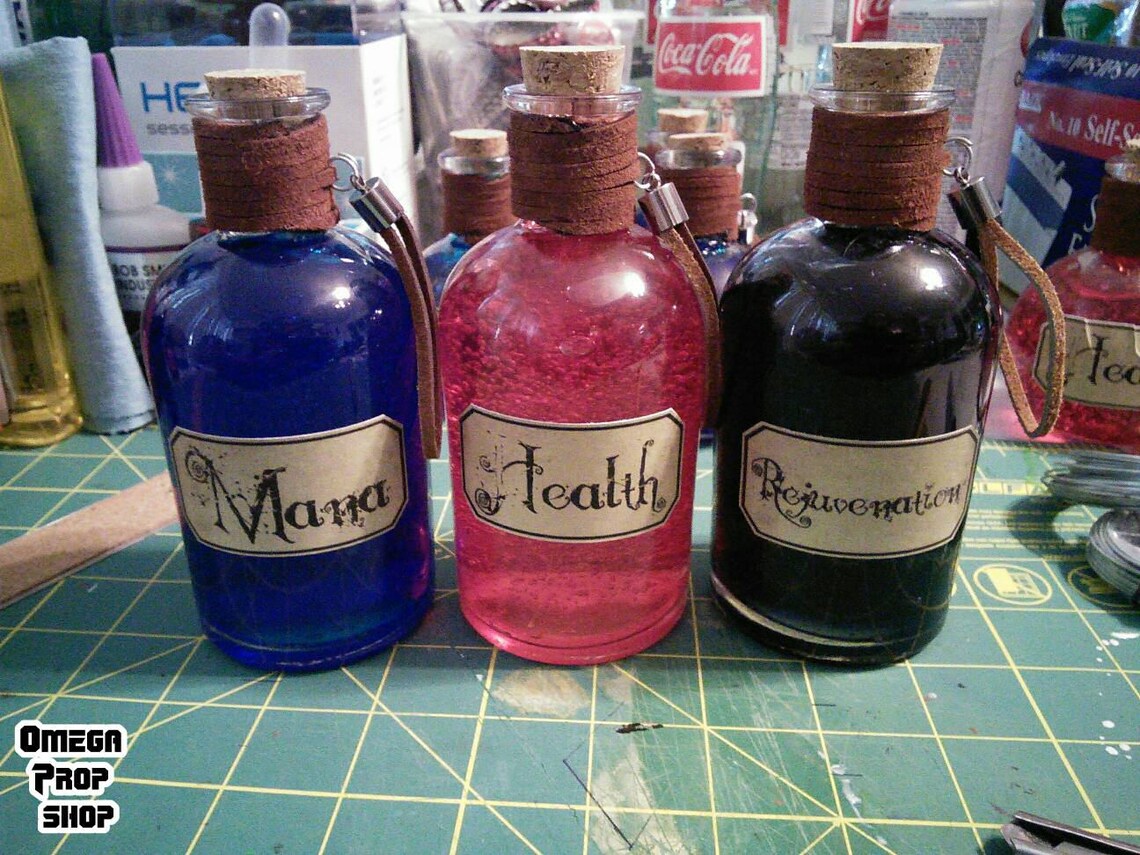 Handmade Superb Health Mana and Rejuvenation Potion - Etsy