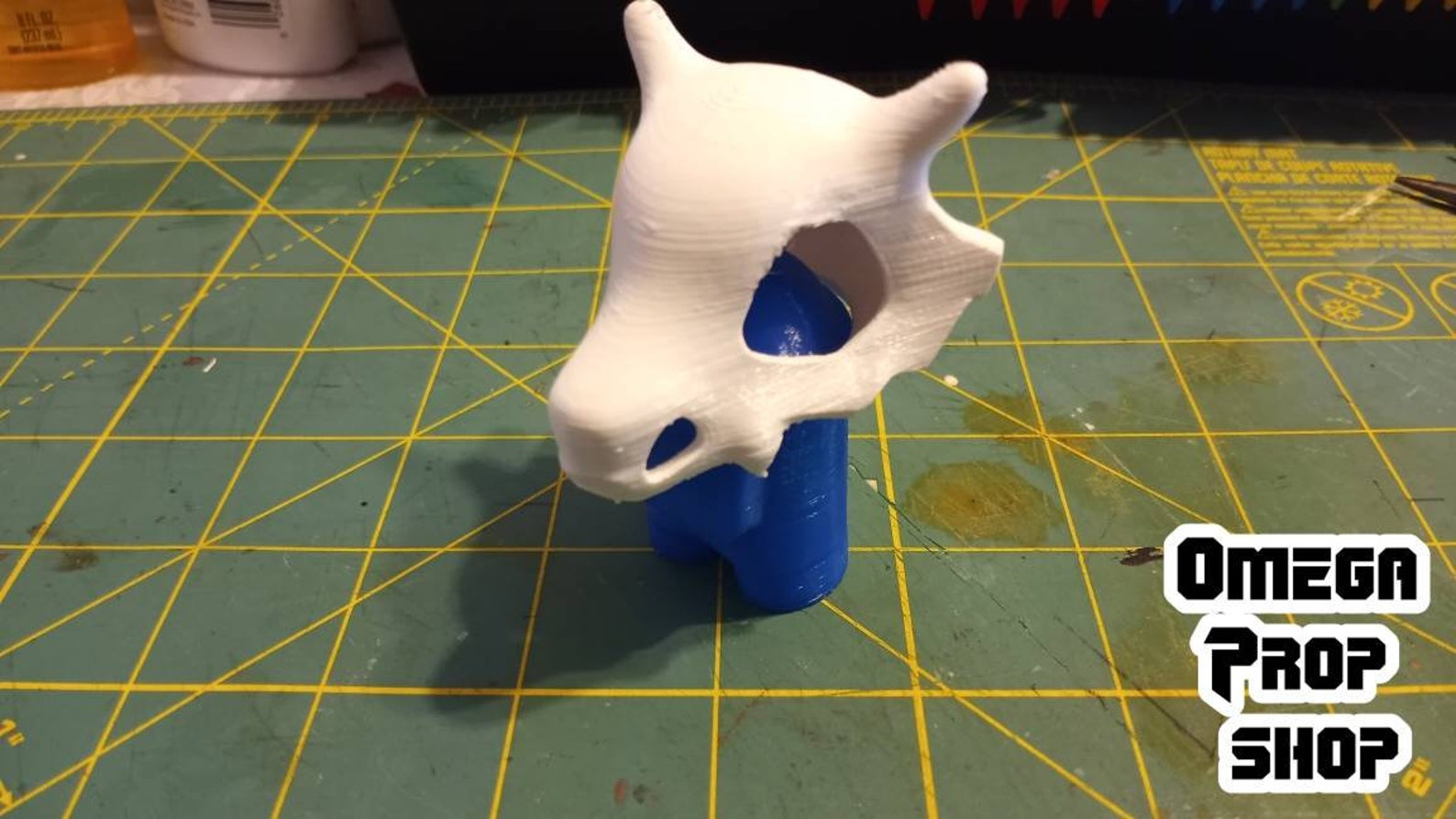 Cubone Skull 3D Printed in PLA Plastic - Etsy