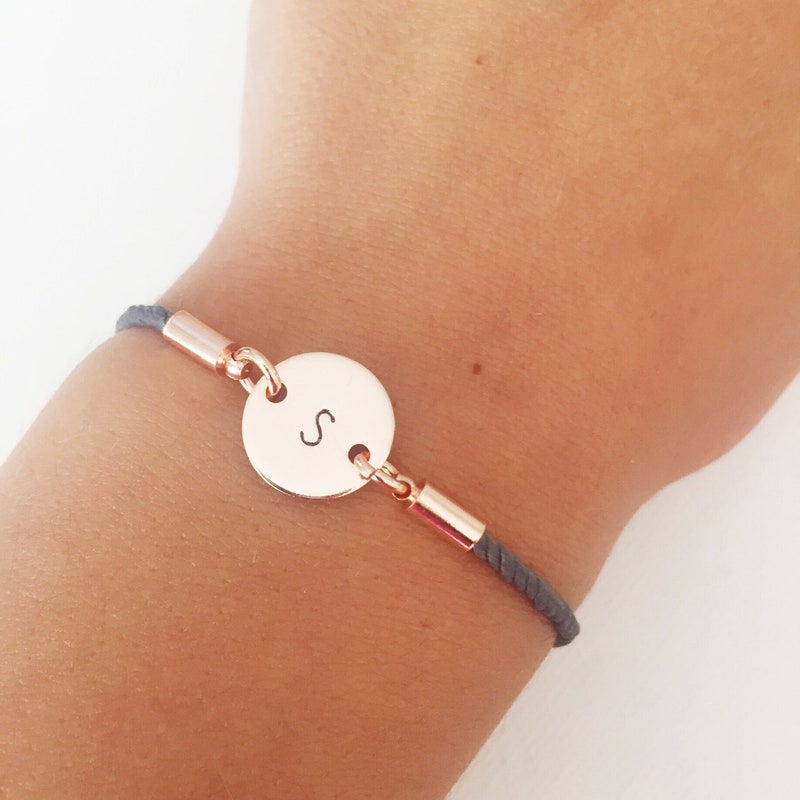 Initial Bracelet - Etsy