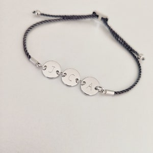 Initial Charm Bracelet, Birthday Gifts for Her, Couples Anniversary ...