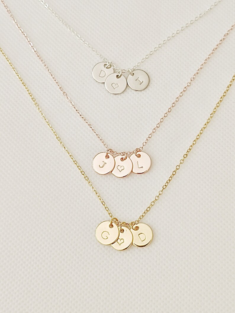 Custom Necklace Initial Necklace Personalised Jewellery - Etsy UK