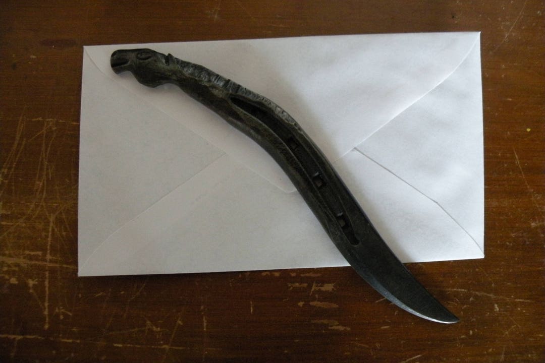 Hand Forged Horse Head Letter Opener: Blacksmith Design - Etsy