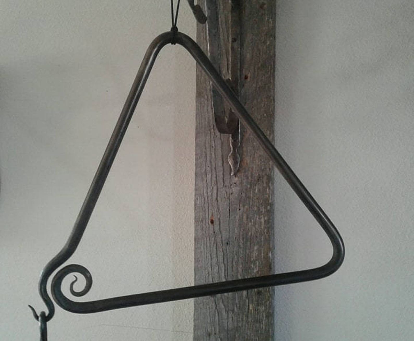 Large Dinner Bell, Chow Bell, Hand Forged/ Blacksmith Made - Etsy