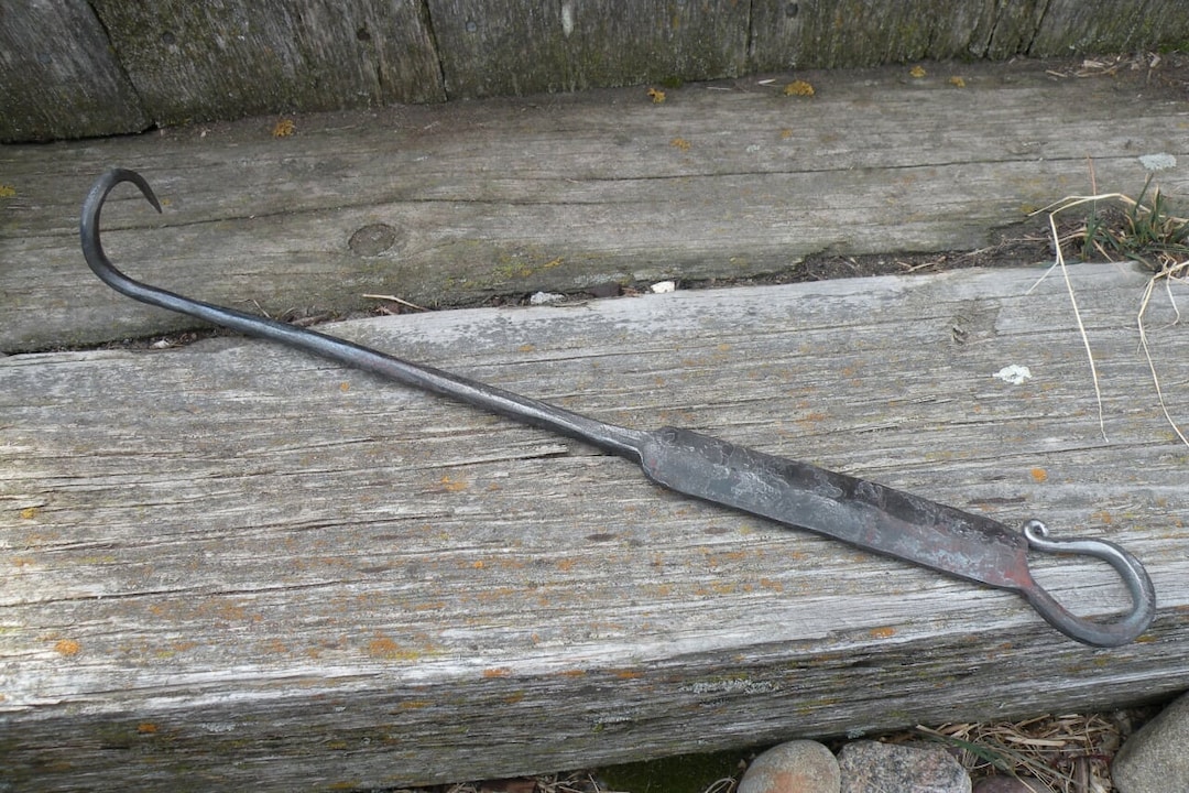 Hand Forged Steak Flipper: Blacksmith BBQ Turner - Etsy