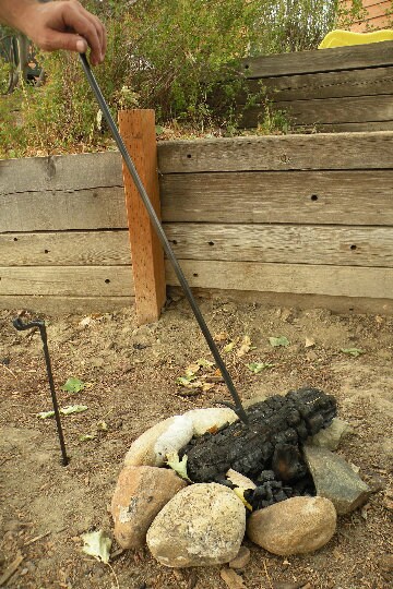 Forged Fire Poker, Fire Iron, Blacksmith Made - Etsy