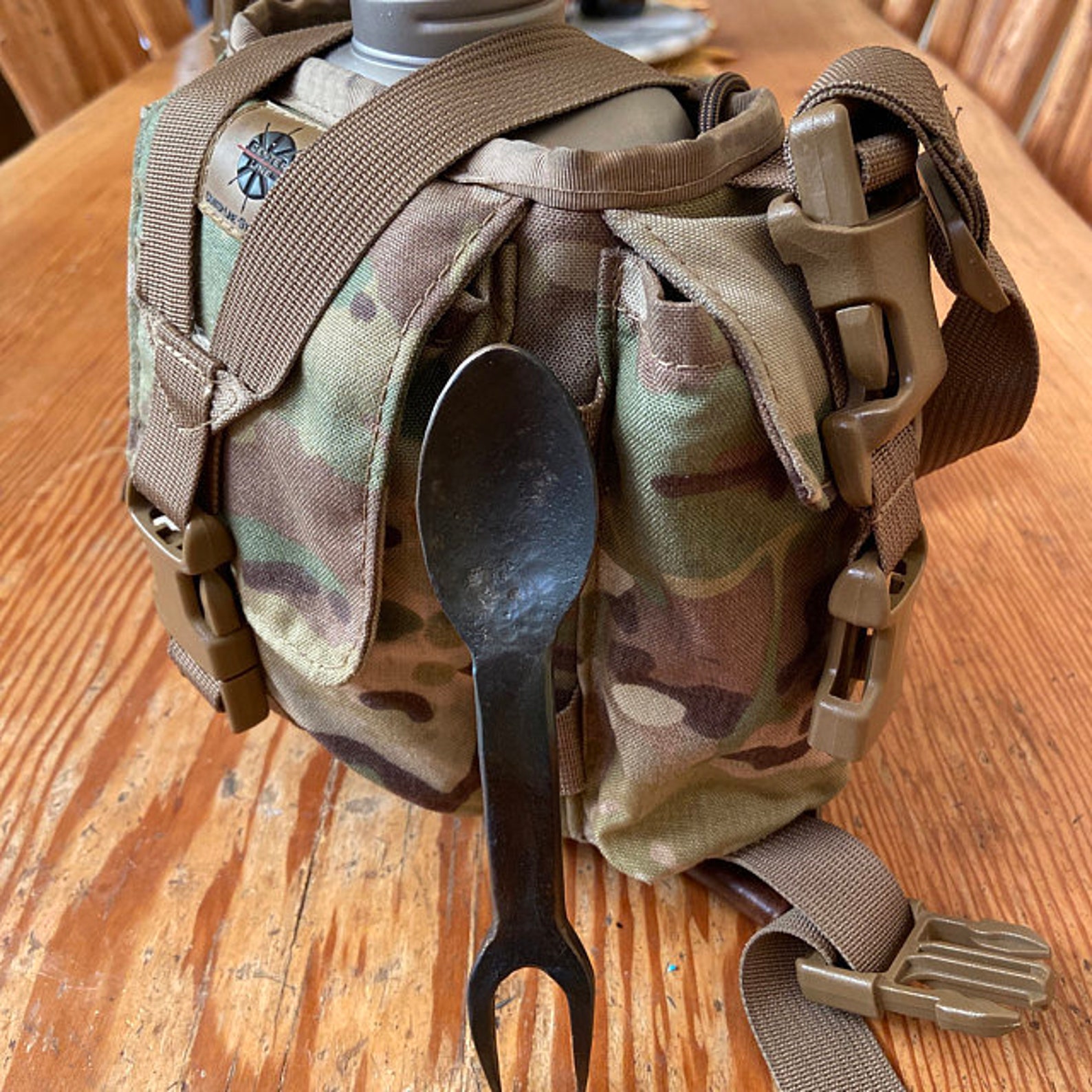 Hand Forged Spork, Camp Spoon, Reenactment or Rendezvous Dinner Ware ...