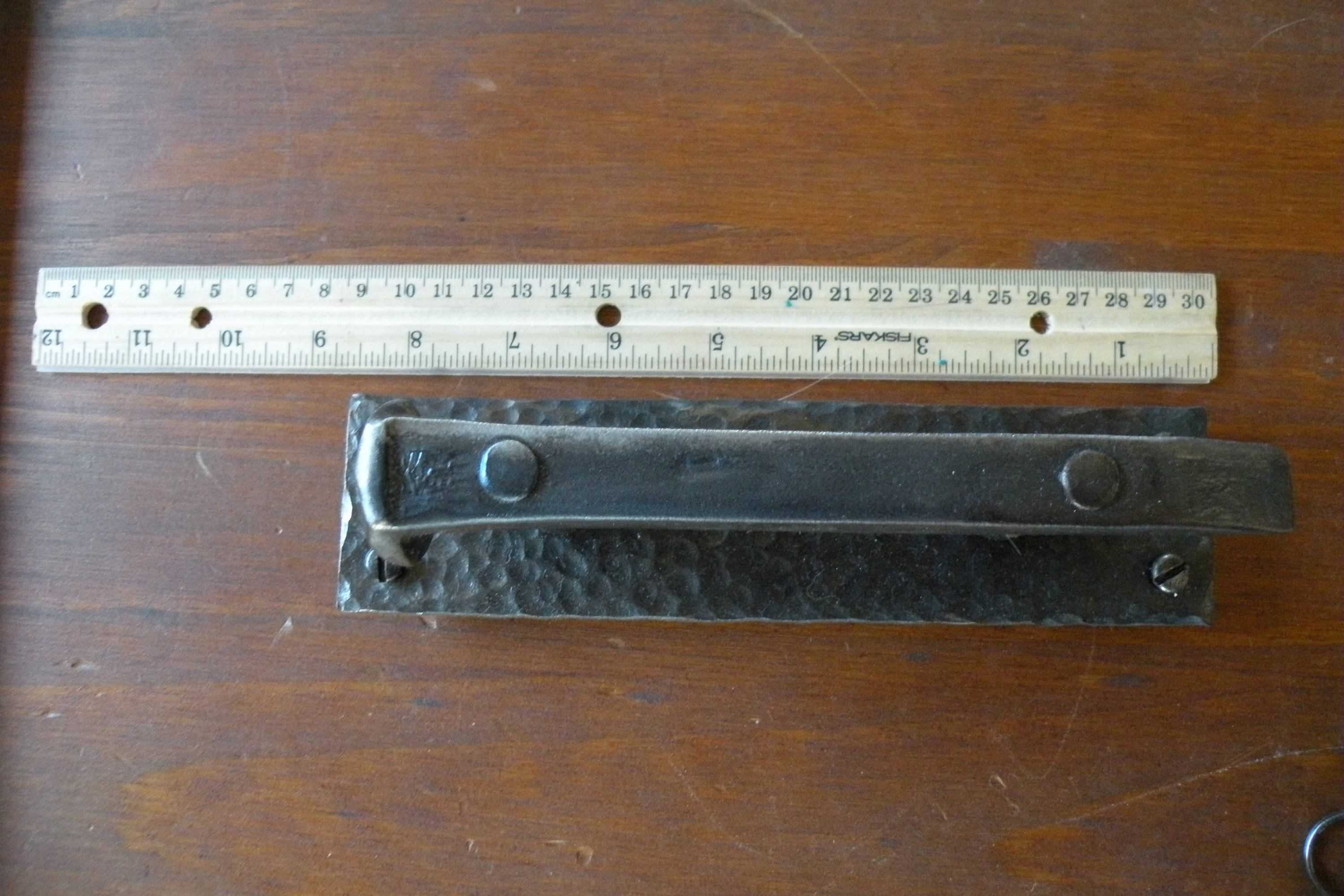 Hand Forged Railroad Spike Door Handles Rustic Decor Barn - Etsy