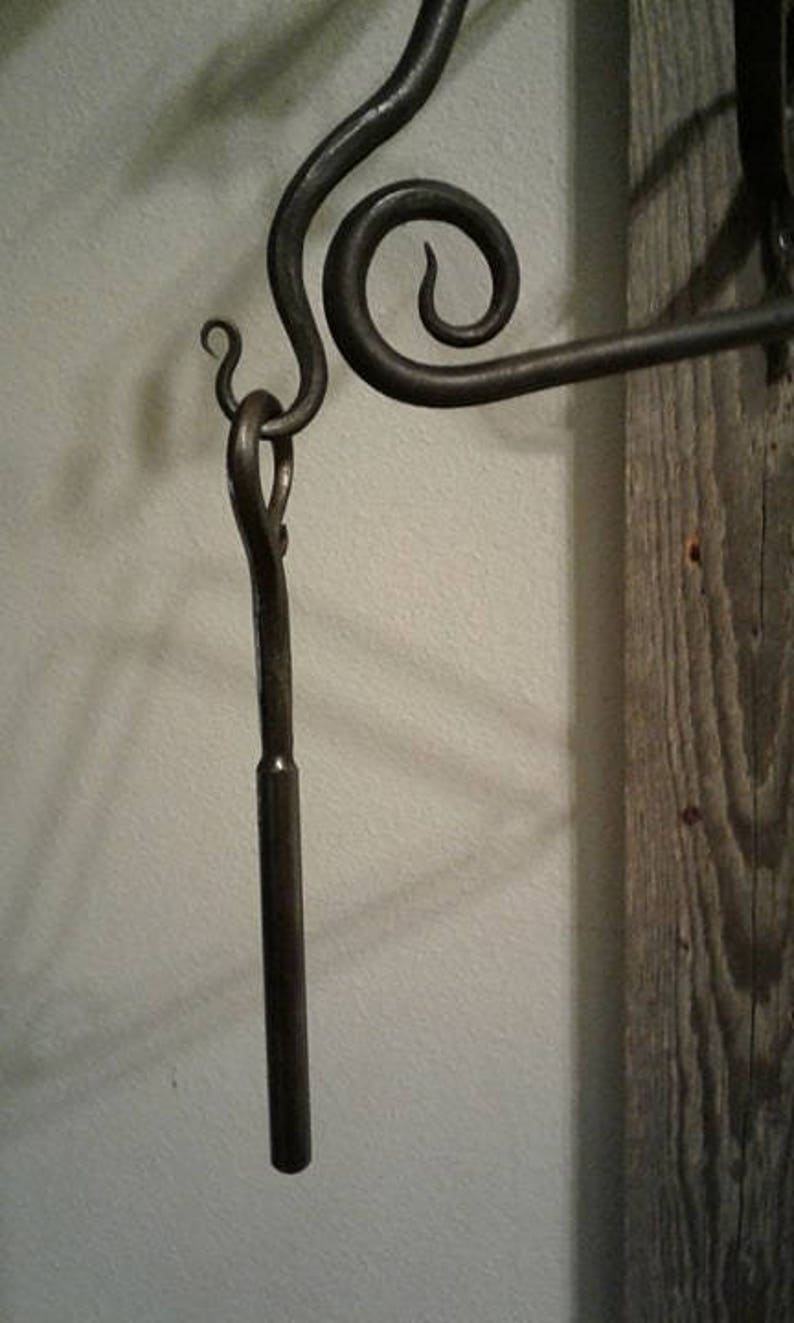Small Hand Forged Dinner Bell Triangle Blacksmith Dinner - Etsy