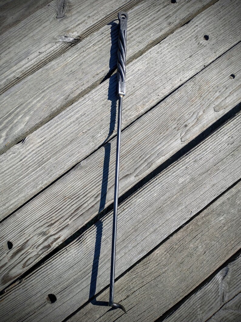 Steak Turner Hand Forged Meat Flipper Grill Tool - Etsy