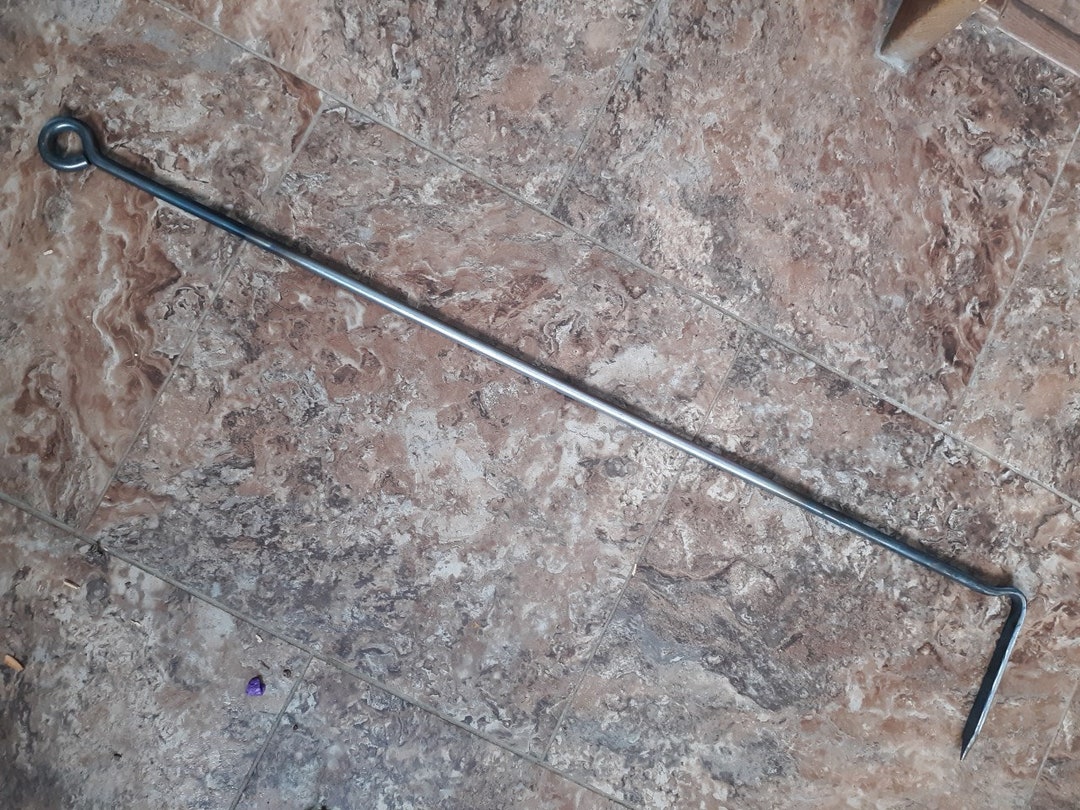 Fire Poker, Fire Iron, Fire Rake, Coal Rake, Blacksmith Made - Etsy