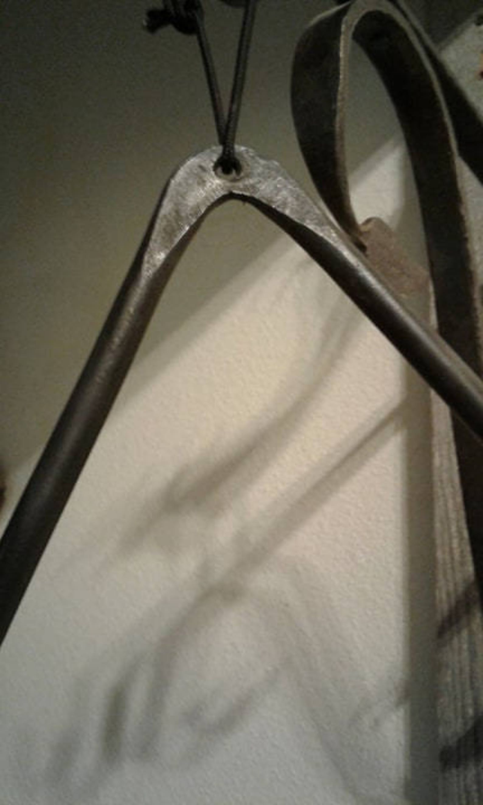 Small Hand Forged Dinner Bell Triangle Blacksmith Dinner | Etsy