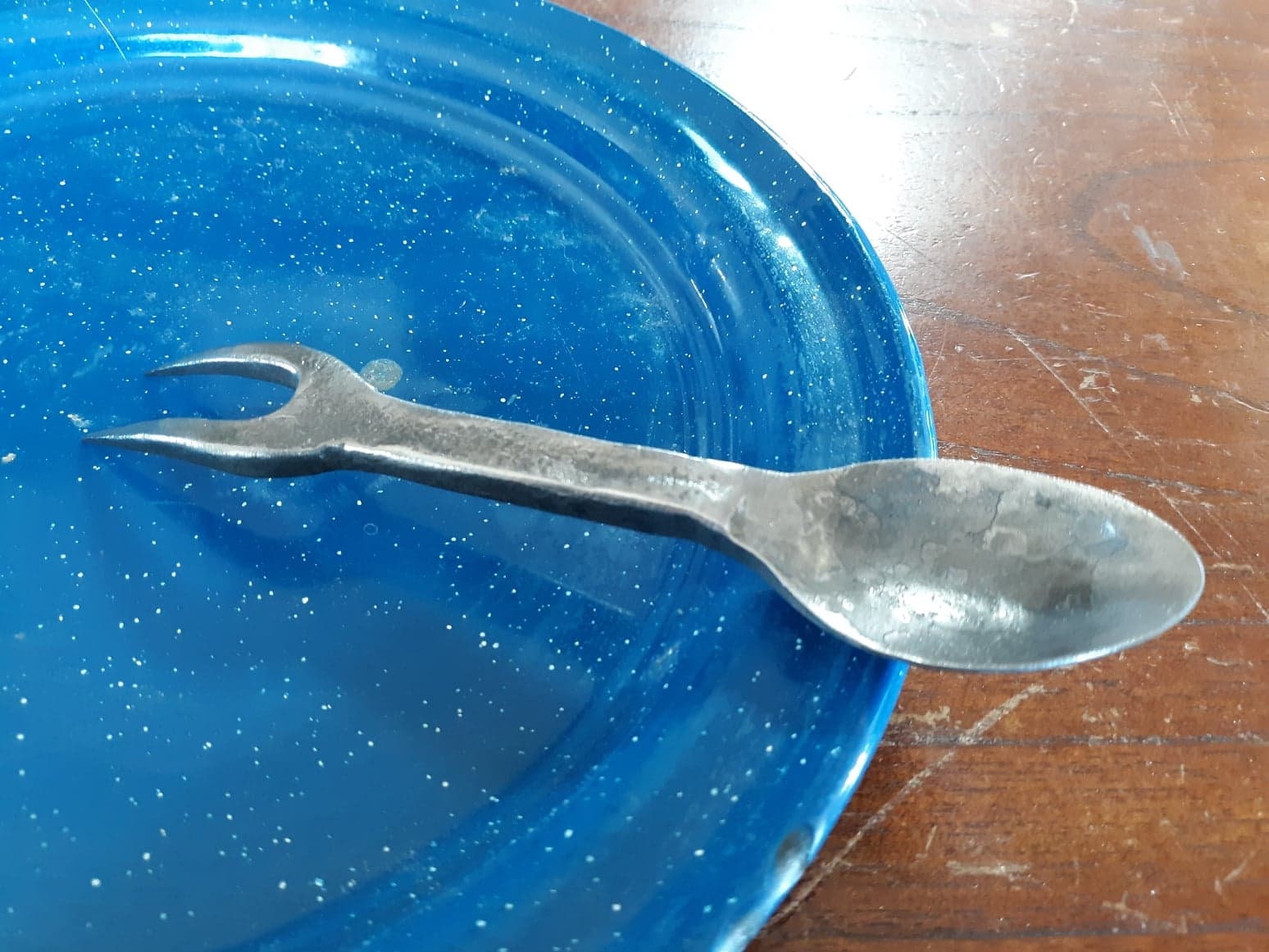 Hand Forged Spork, Camp Spoon, Reenactment or Rendezvous Dinner Ware ...