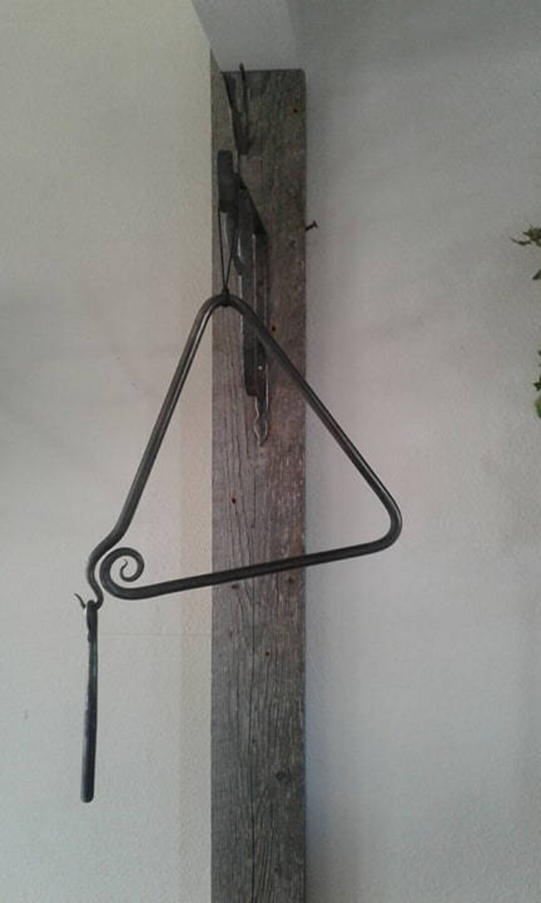 Large Dinner Bell, Chow Bell, Hand Forged/ Blacksmith Made - Etsy