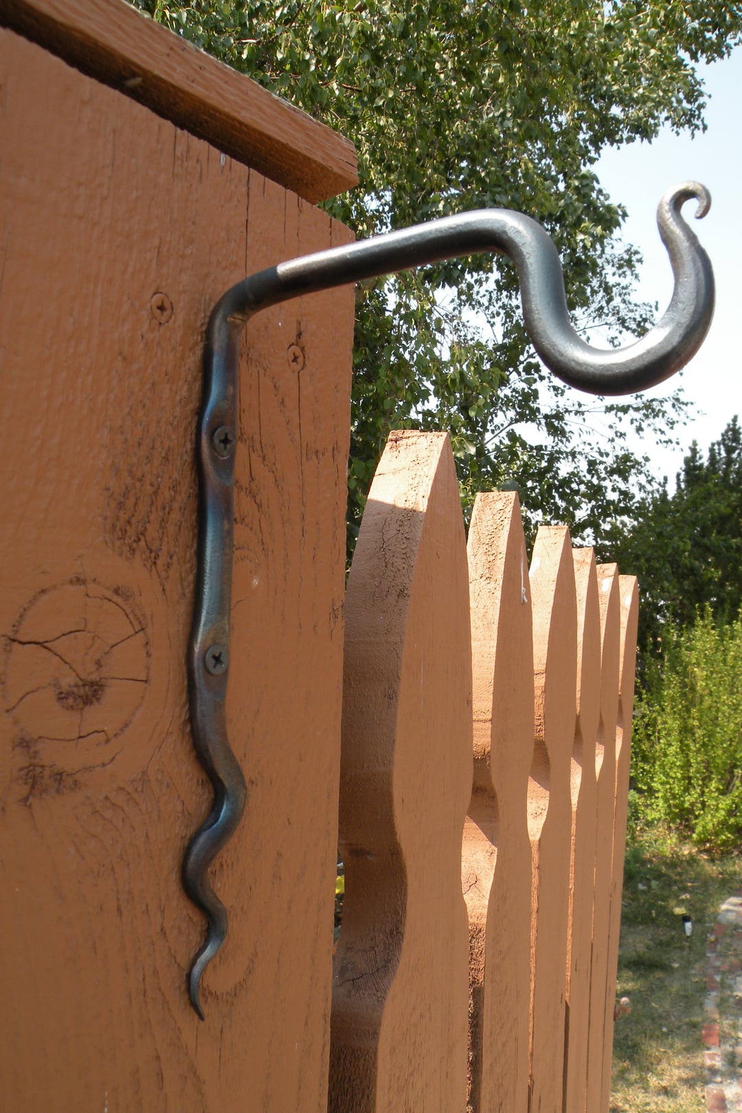 Hand Forged Dinner Bell Hook: Blacksmith Made, Rustic Decor - Etsy