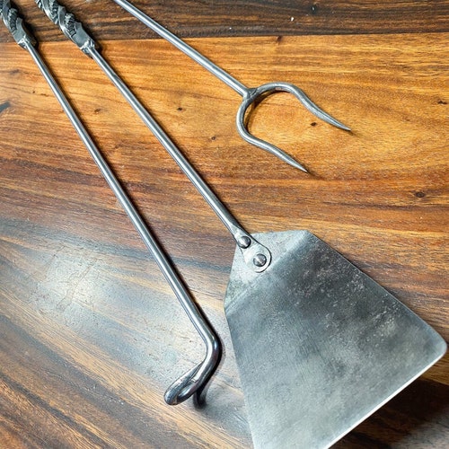 Steak Turner Hand Forged Meat Flipper Grill Tool - Etsy